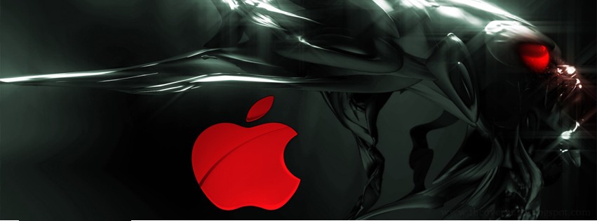 Alien Apple Facebook Timeline Cover | Fbcovers