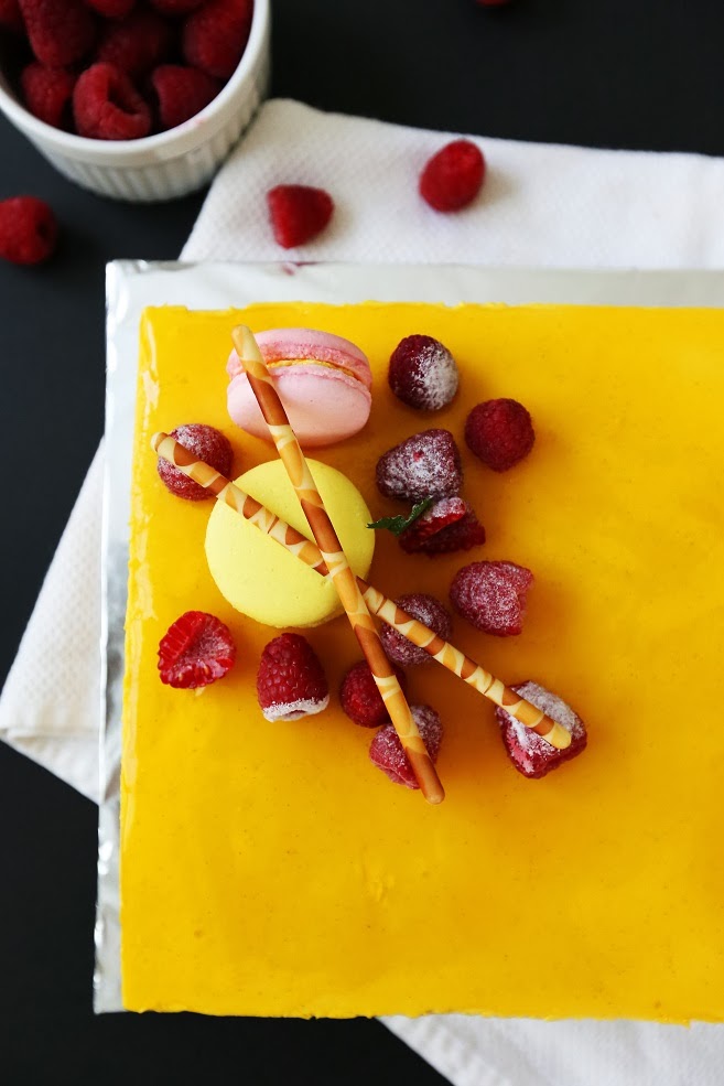 Gourmet Baking: Mango and Raspberry Entremet