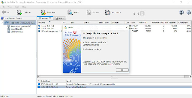 Saymoo007: Active File Recovery 15.0.5 + Serial Key [FREE] [Latest]