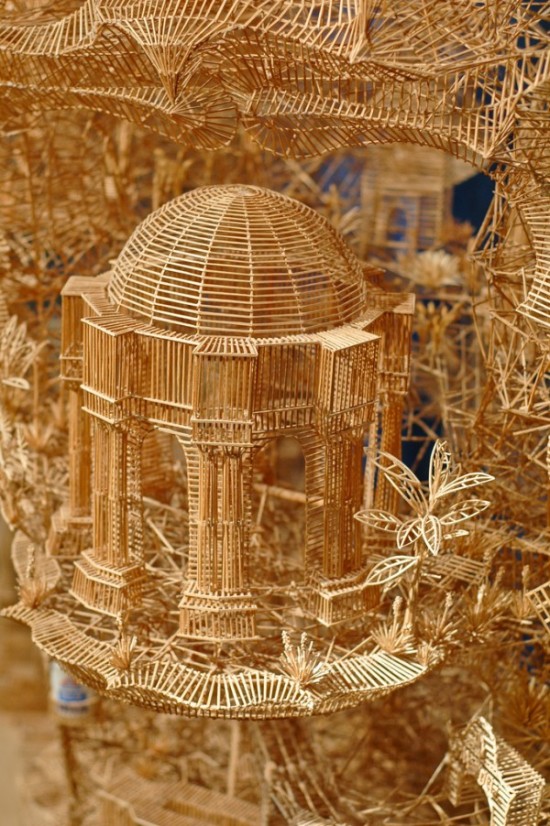 Amazing toothpicks sculptures by Scott Weaver | Ladies Mails