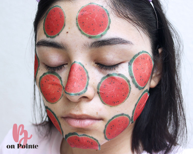Watermelon Slice Mask Sheet Review - B on Pointe