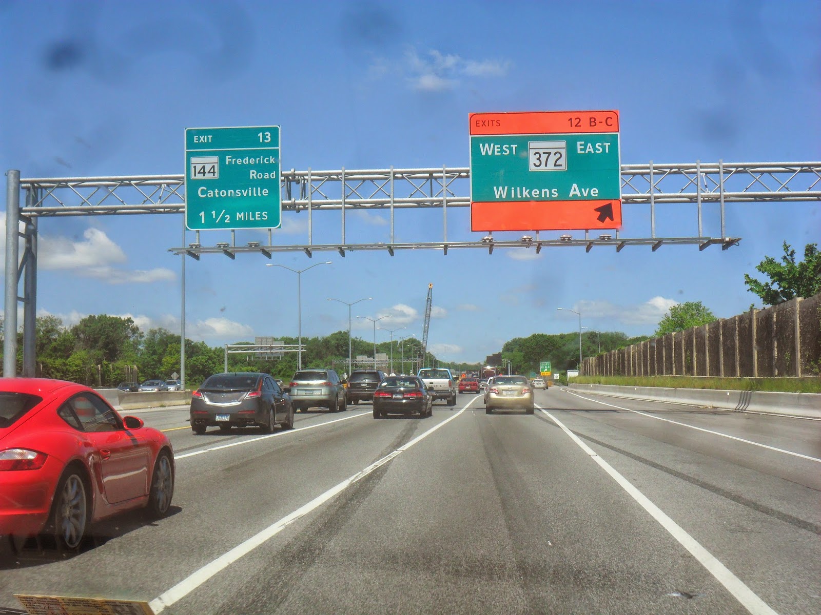 Luke's Signs: I-695/Baltimore Beltway & Interstate 83 - Maryland