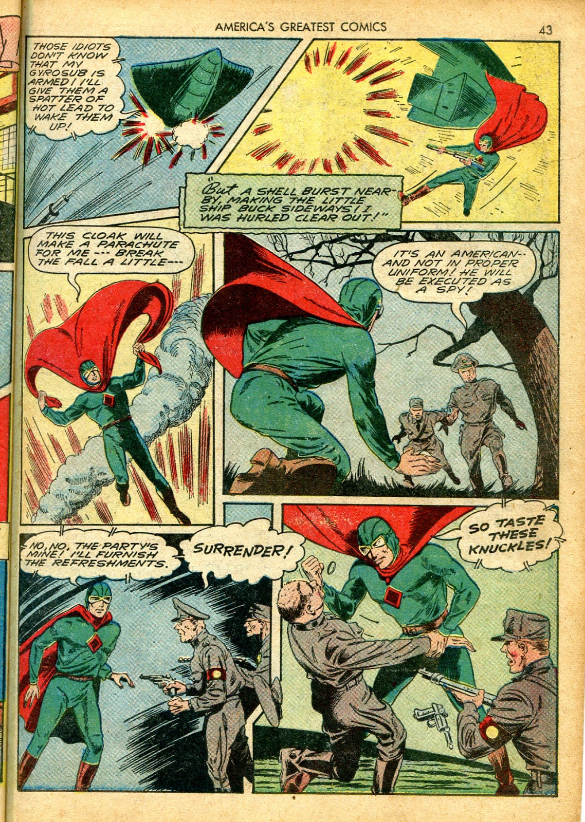 Four-Color Shadows: Spy Smasher-Mac Raboy-1942