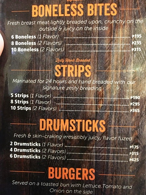 ERICJAZ FOODIES: WING ZONE (ARANETA CENTER)