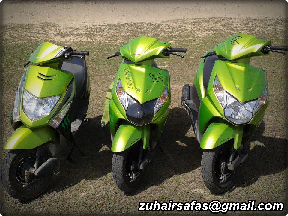 Modified Honda Dio ~ Abcwap.blogspot.com