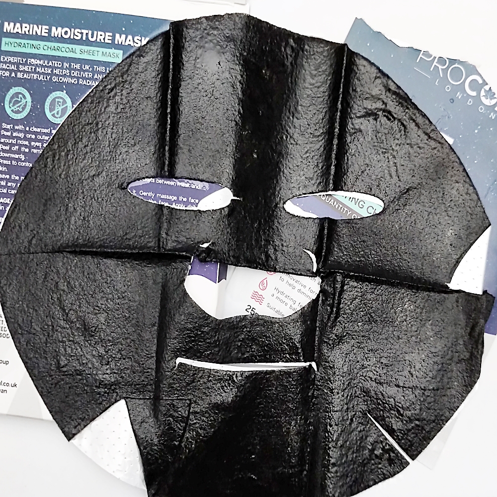 Experience The Procoal Marine Moisture Face Sheet Mask.