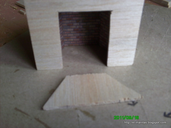 el mundo de las manualidades y la artesanía: tutorial de chimenea completo