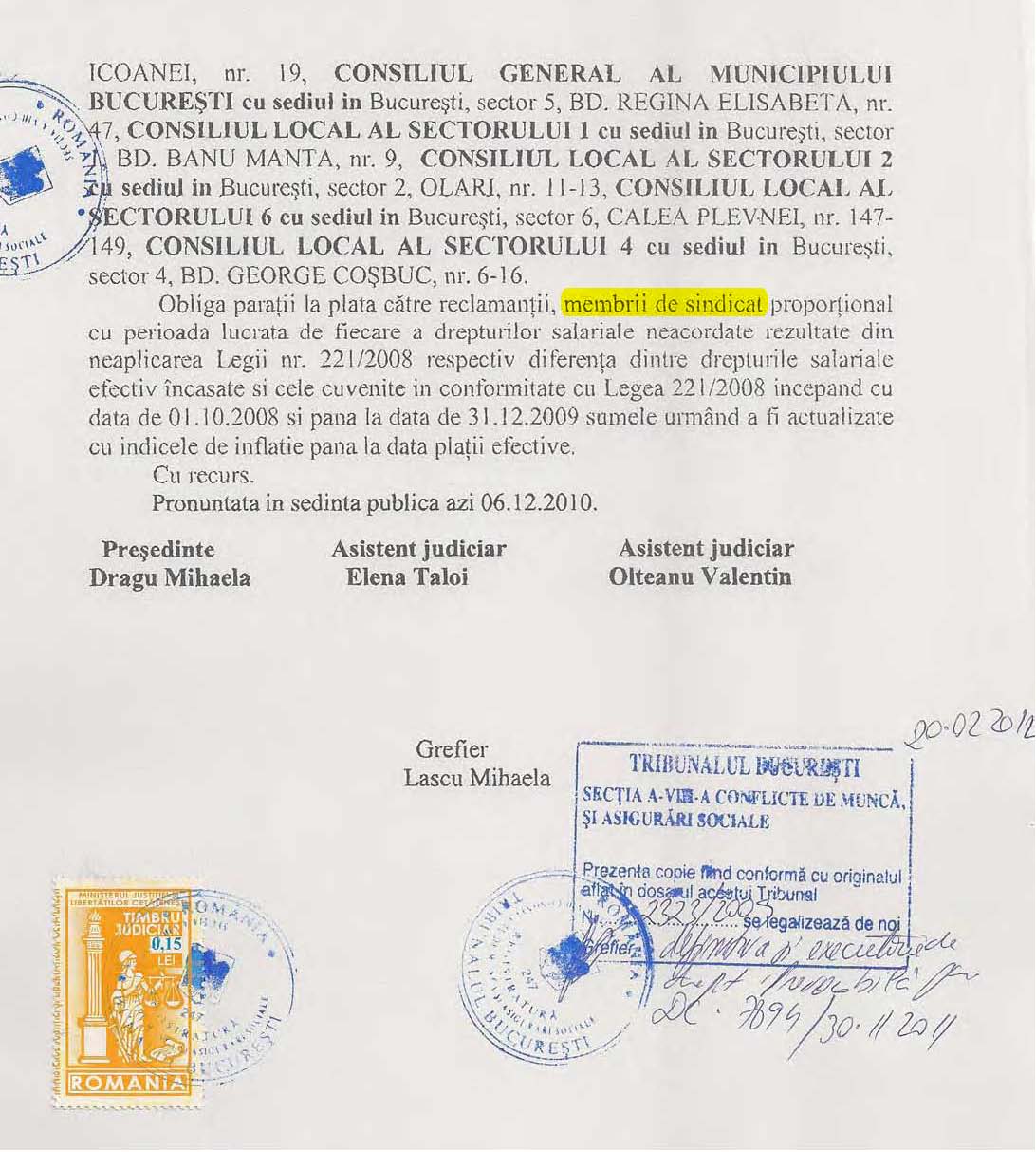 SINDICAT ÎNVĂȚĂMÂNT BUCUREȘTI - SIB