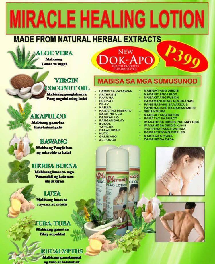 Miracle Healing Lotion - Natural Supplements PH