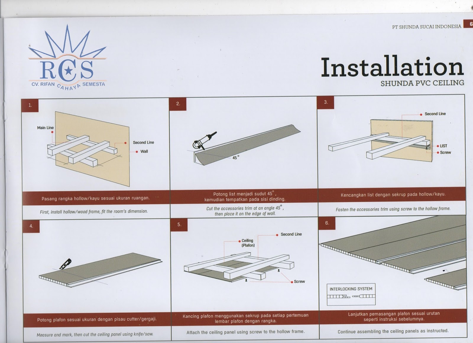 PLAFON PVC & WPC: SHUNDA PLAFON PVC