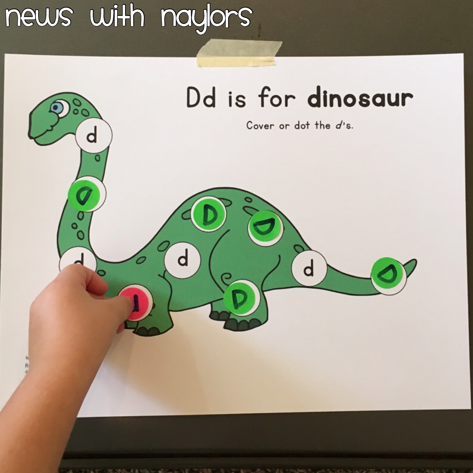 Letter D: Letter of the Week (age 3)