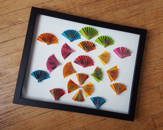 Art with Kids: Folded Paper Fans