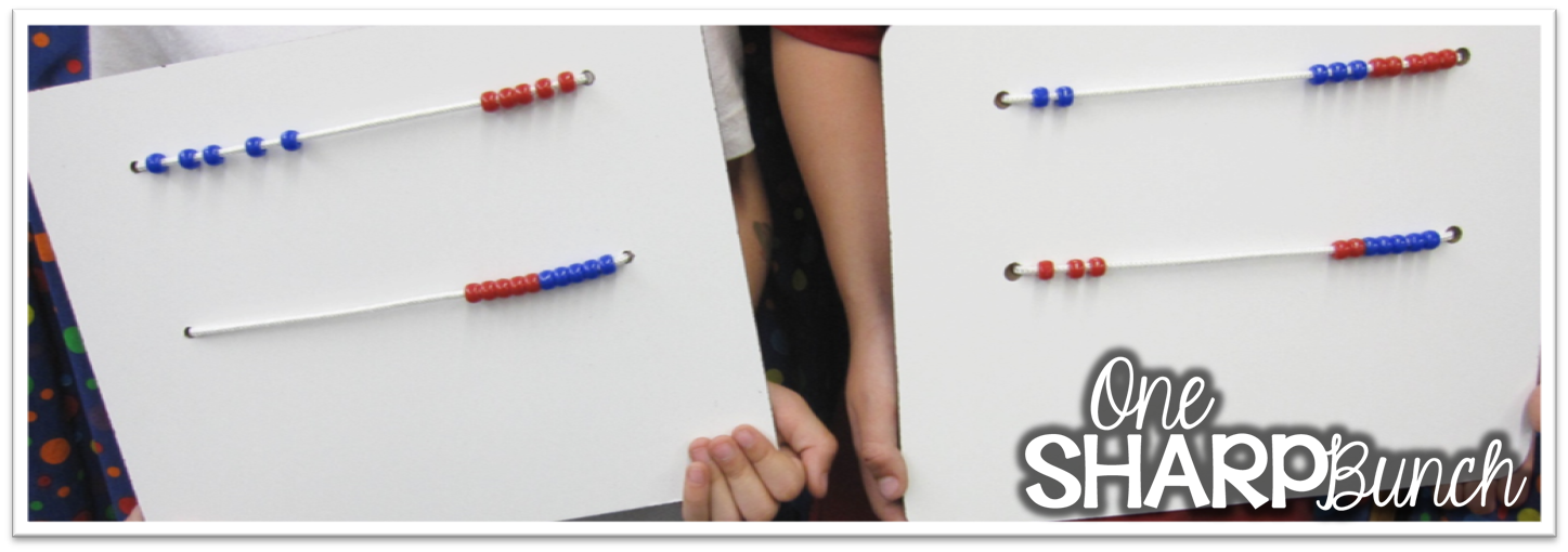 Rekenrek Freebie & Number Talks - One Sharp Bunch