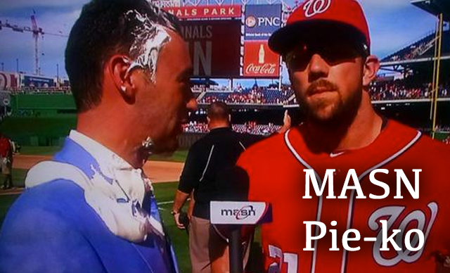 Woeful Nats: Dan Kolko Gets Pied, Doesn't Wipe It Off