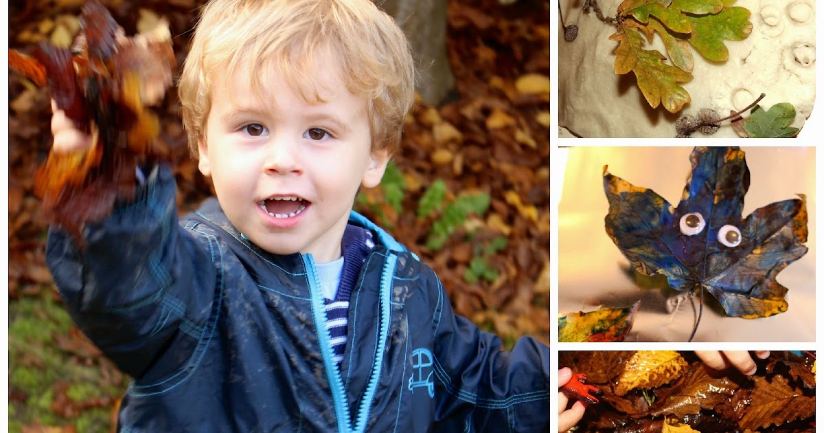 Fun Activities with Autumn Leaves - Messy Little Monster