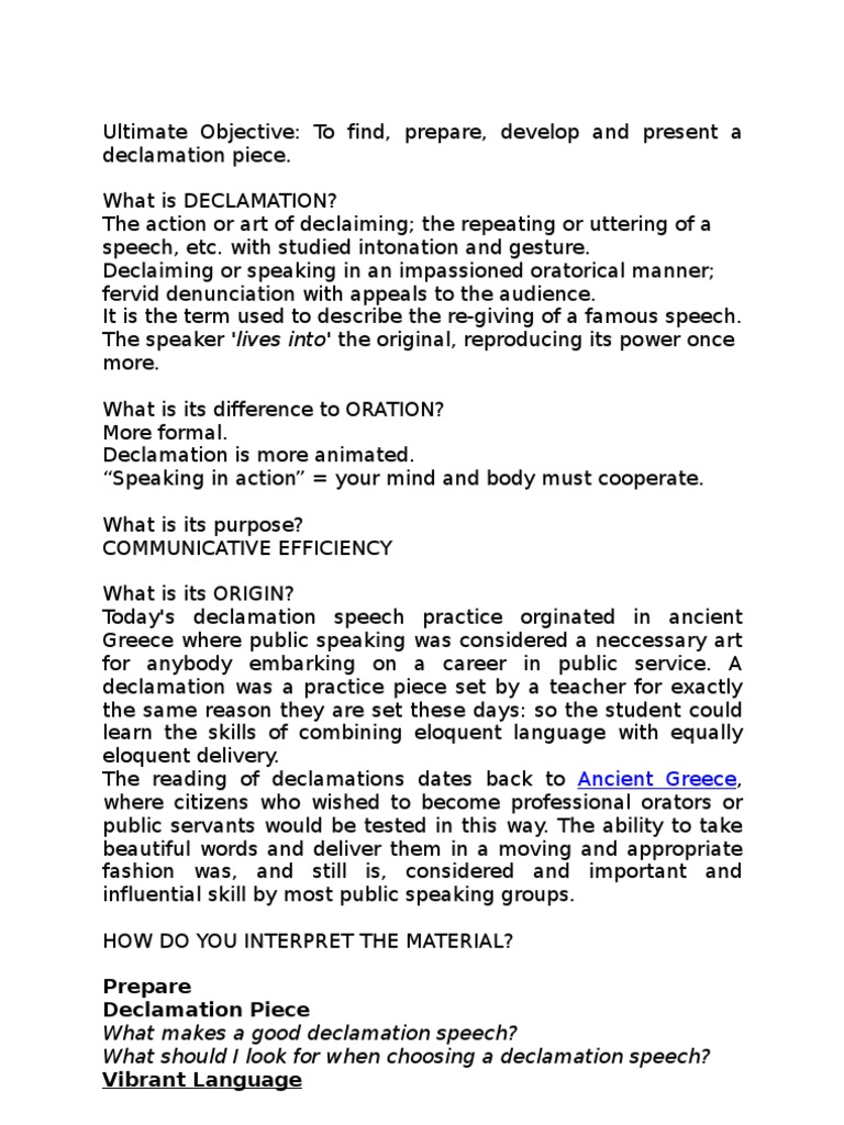 declamation speech - philippin news collections