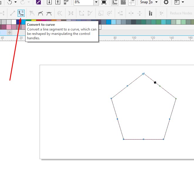 Membuat Segi Lima Berpola Bunga dengan CorelDraw - Crystiana May Sari
