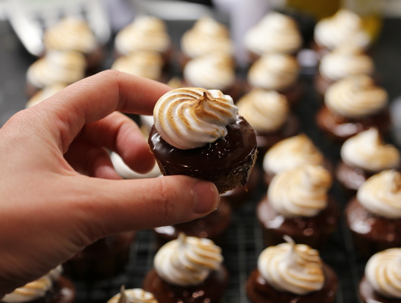 113 grams of butter: S'more Mini Cupcakes