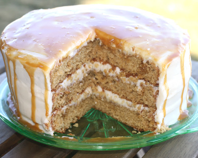 Sea Salt Caramel Cake | Crazy for Cookies and More