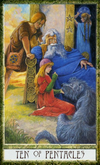 Greylady's Hearth: Ten of Pentacles: Let’s get physical