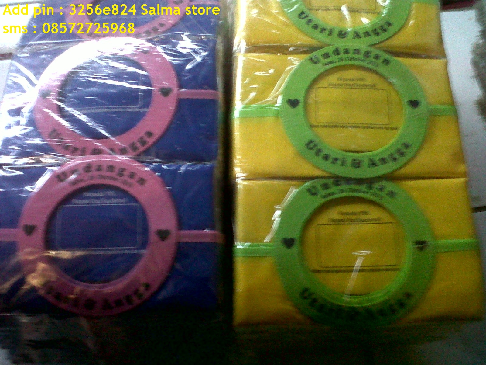 KOLEKSI PESANAN UNDANGAN ELEGAN BULAT JUNI- AGUSTUS