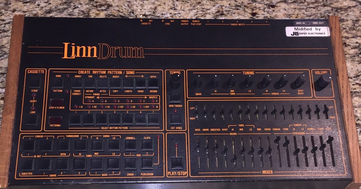 MATRIXSYNTH: LINN Drum Machine LM II with MIDI