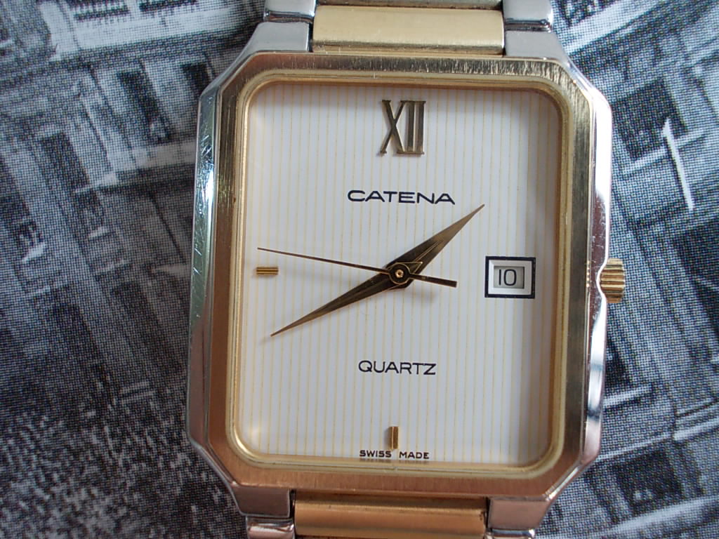vintage watches: Catena quartz swiss made RM180