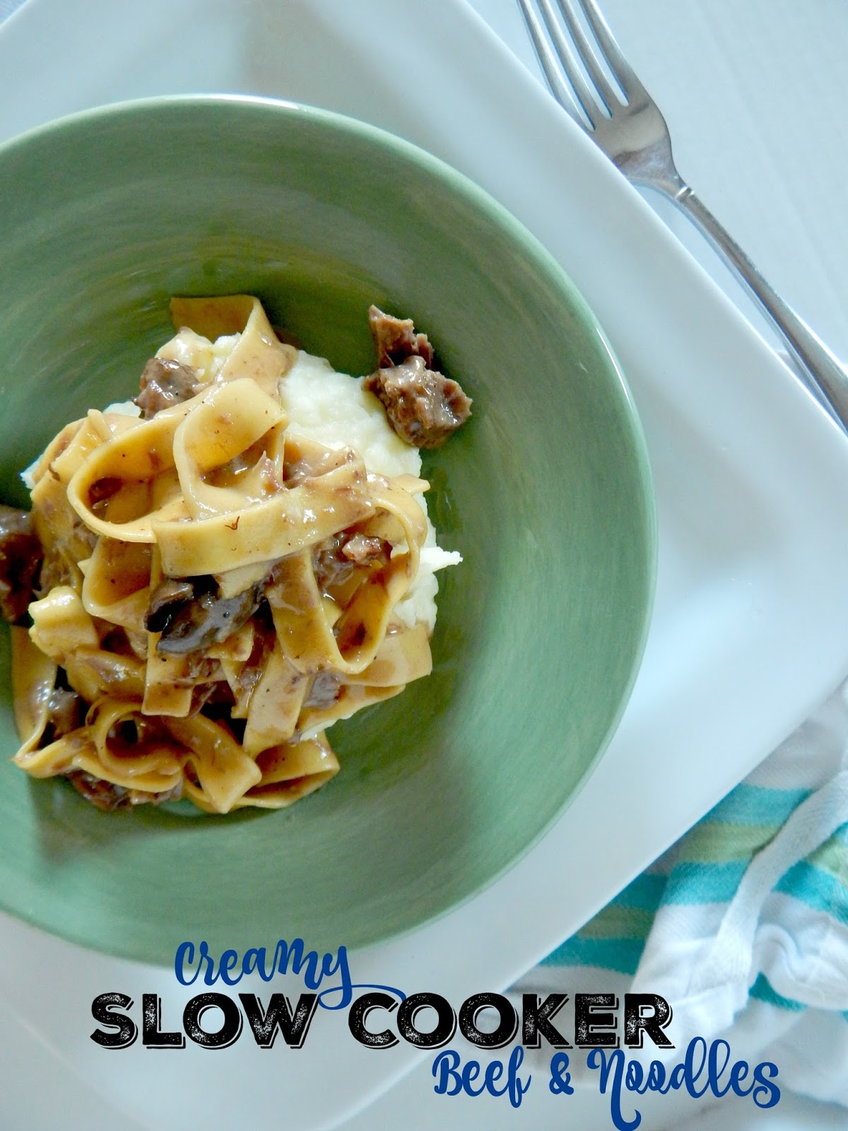 Creamy Slow Cooker Beef and Noodles | Ally's Sweet & Savory Eats