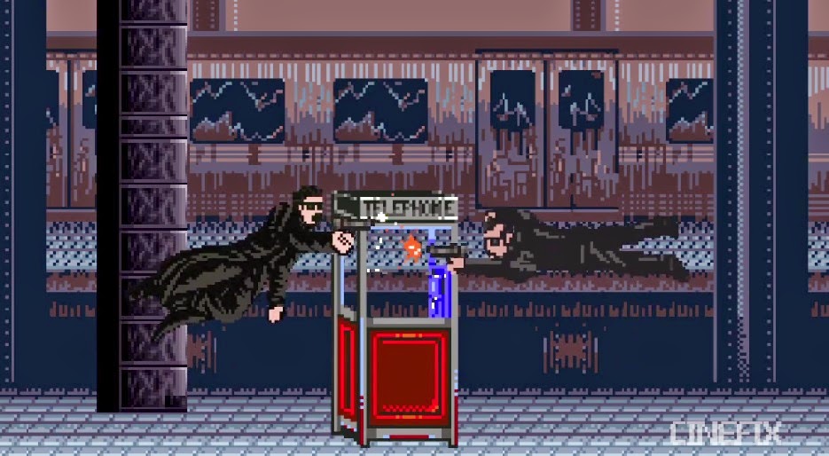 nerdy views: The Matrix 8-Bit Cinema