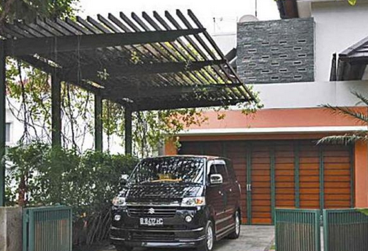 gambar garasi mobil model minimalis