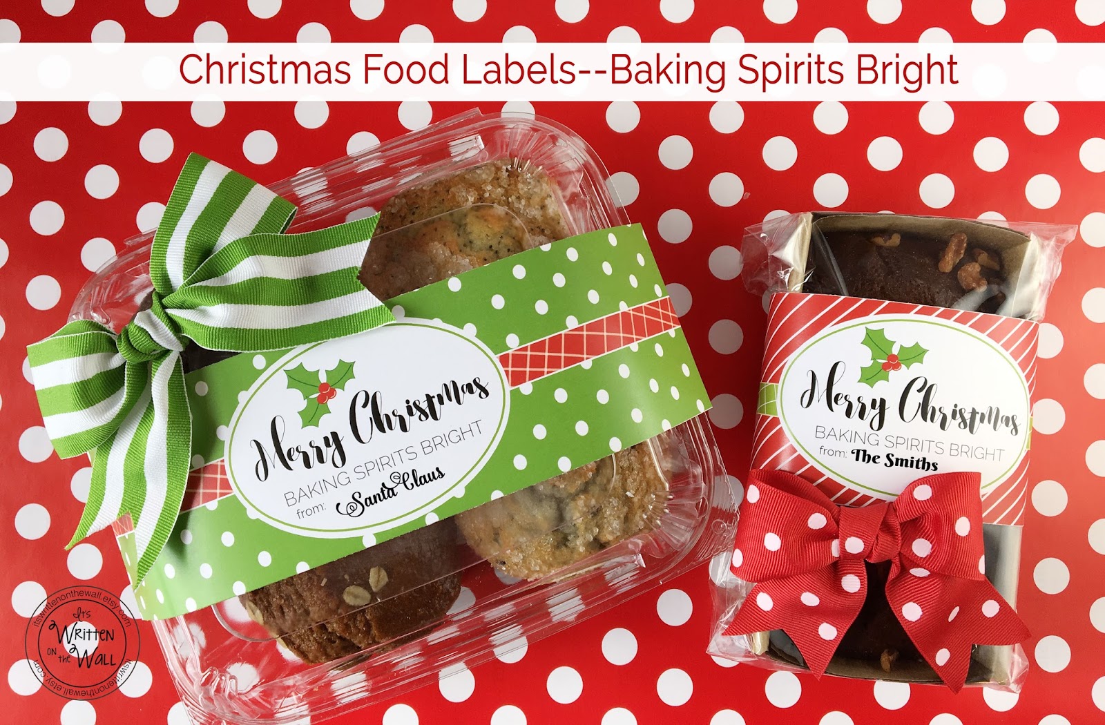It's Written on the Wall: How to Package your Christmas Treats to give ...