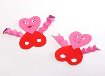 Crazy, Kooky, Crafts: Heart-Shaped Finger Puppet