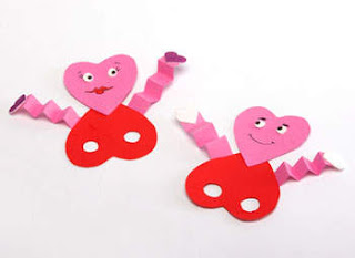 Crazy, Kooky, Crafts: Heart-Shaped Finger Puppet