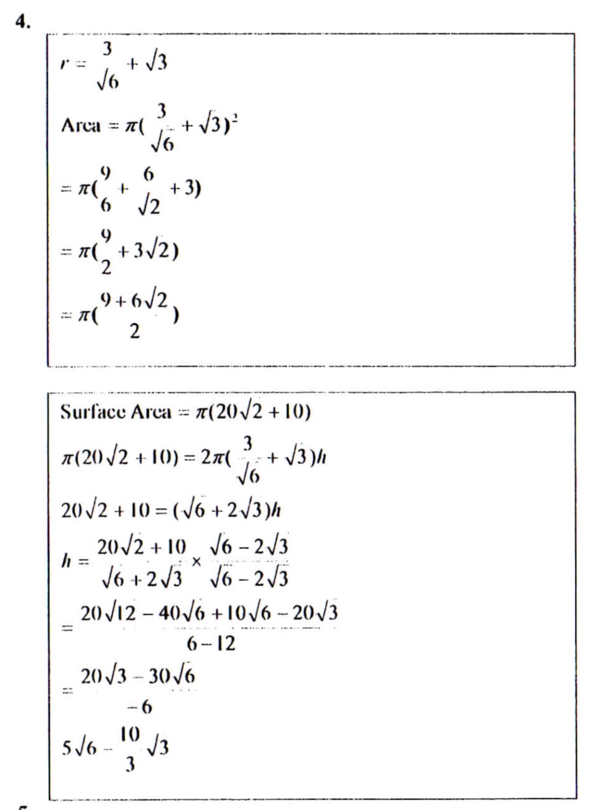 4. Surds revision and challenging questions O-level Additional Maths