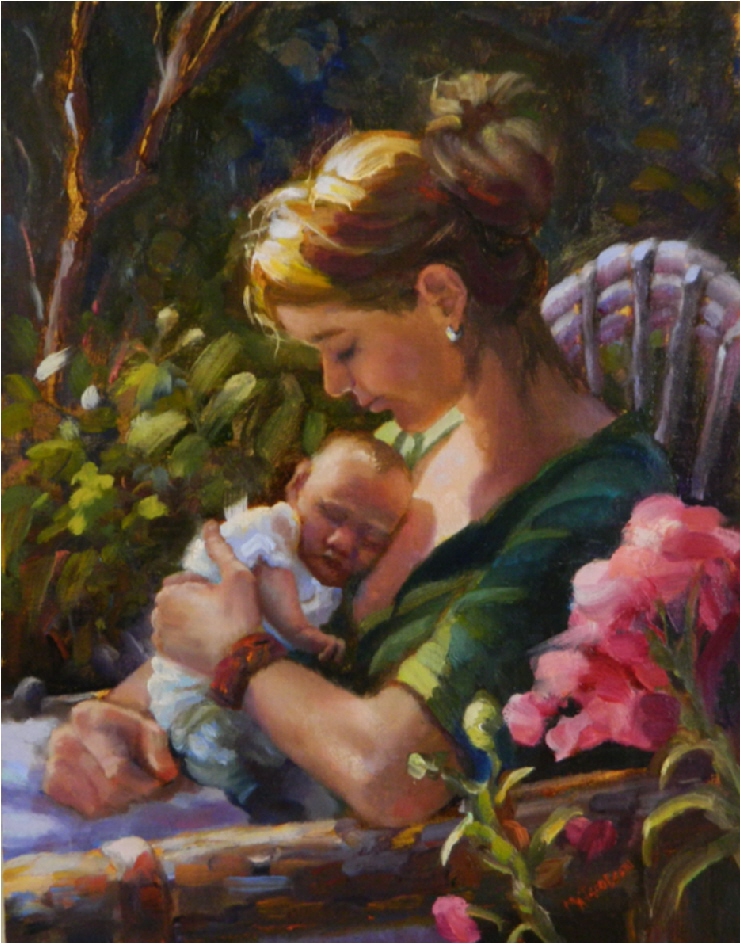 Paint Dance: "Firstborn", 11x14, oil, Maryanne Jacobsen fine art ...