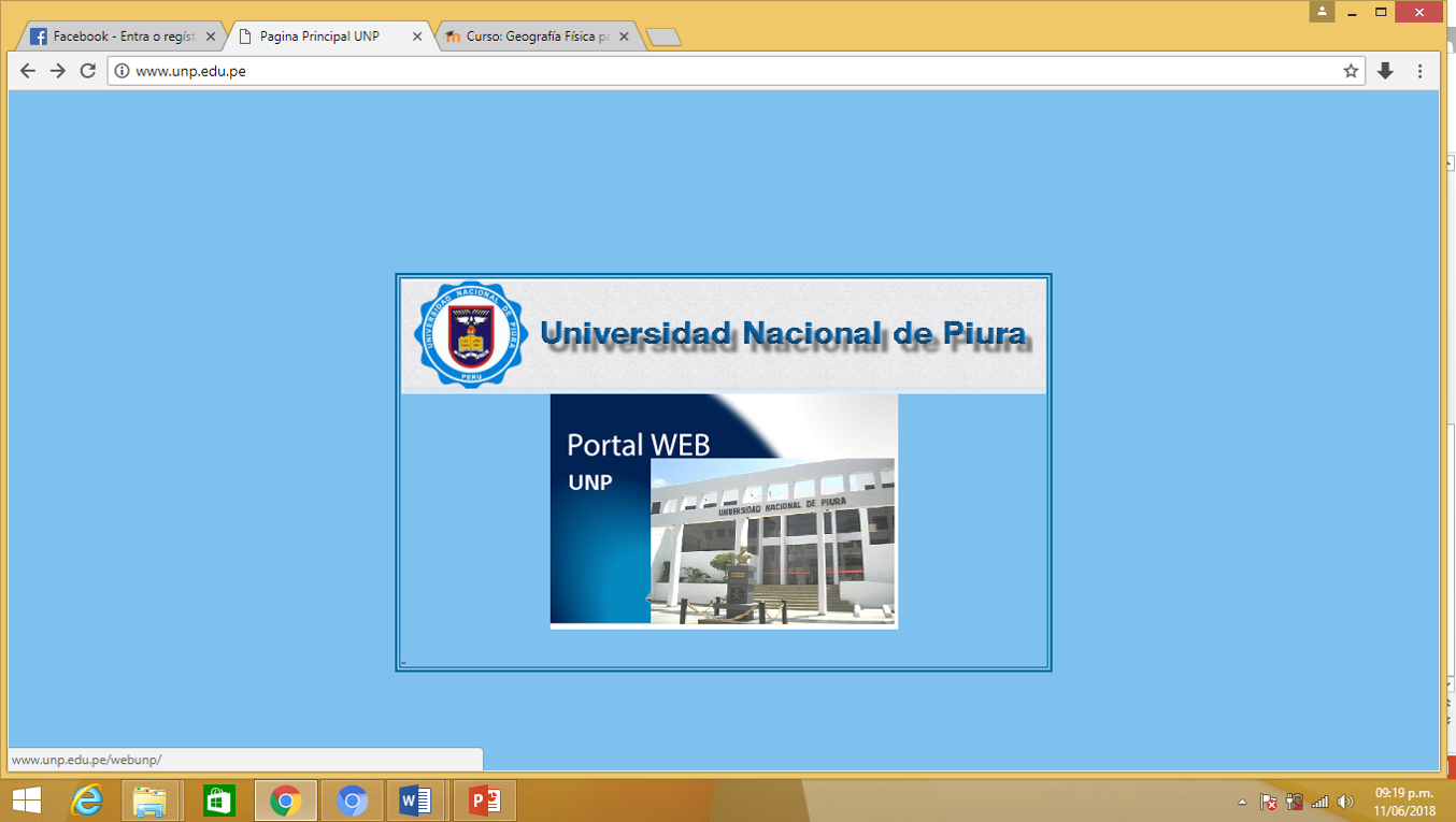 Aula Virtual UNP - procedimiento para ingresar