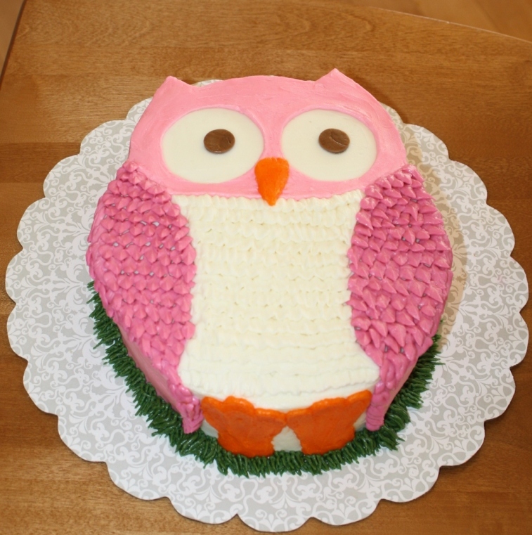 Party Cakes: Owl Cake for Ella