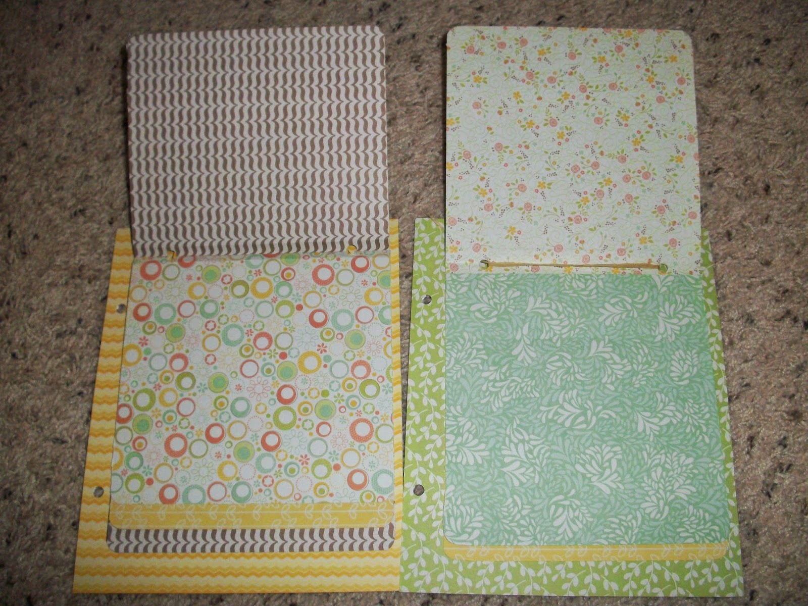 Scrap your scraps: One Sheet Mini Album