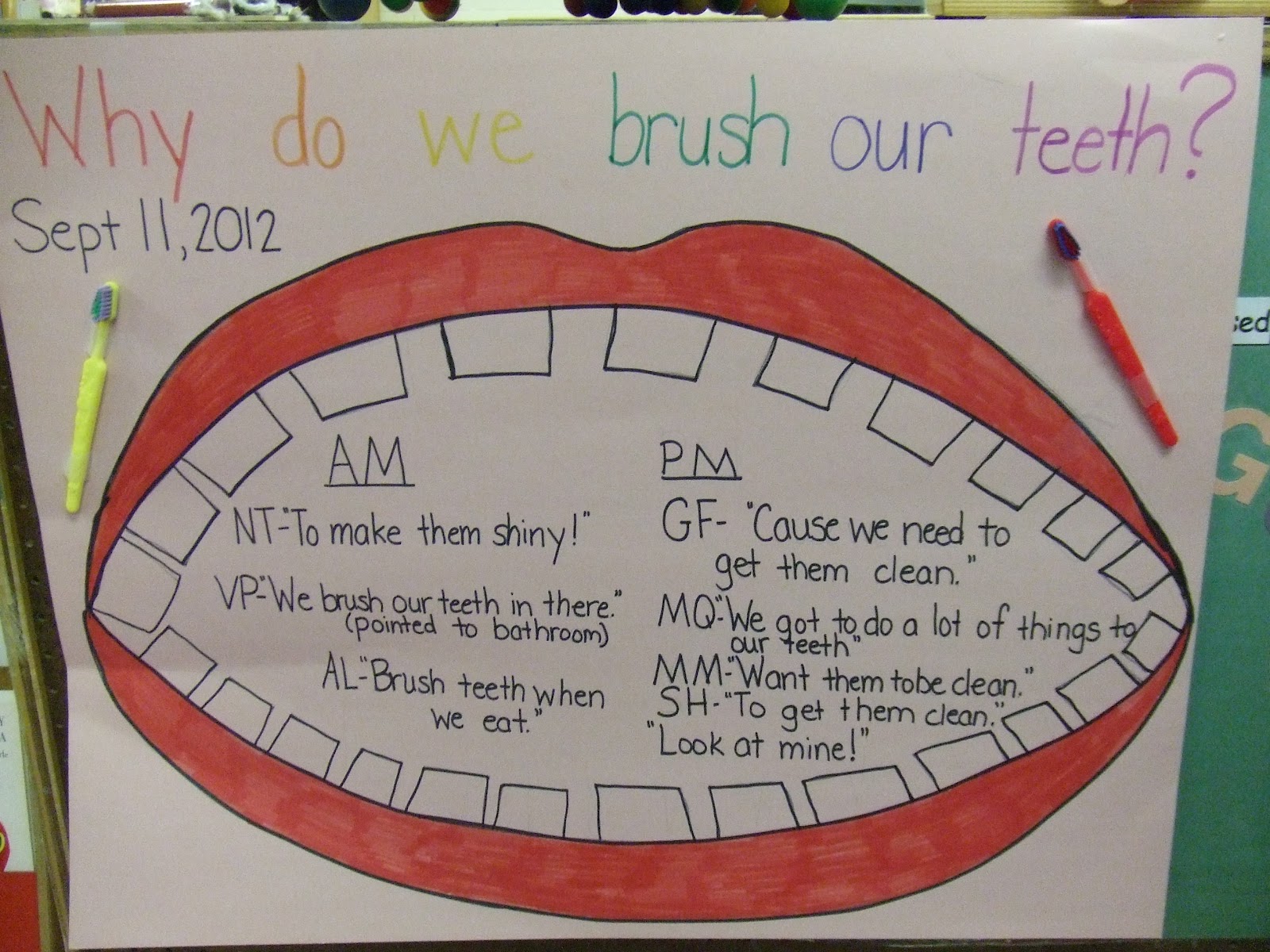 Cachey Mama's World of Learning: Brushing Teeth Activity