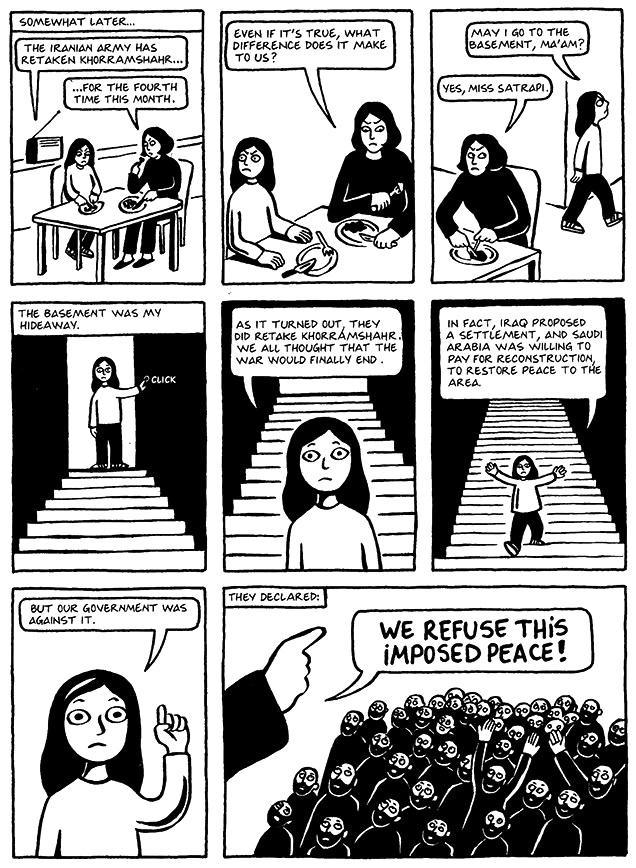 Read Persepolis 1, Section 15: The Cigarette, Page 112