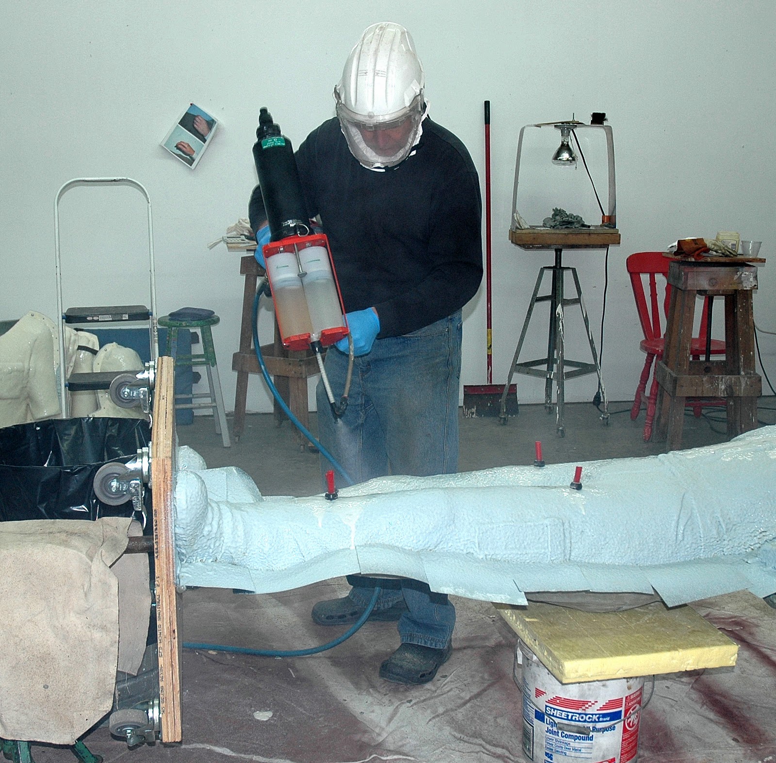 Tom Christiansen: Polytek Spray mold system