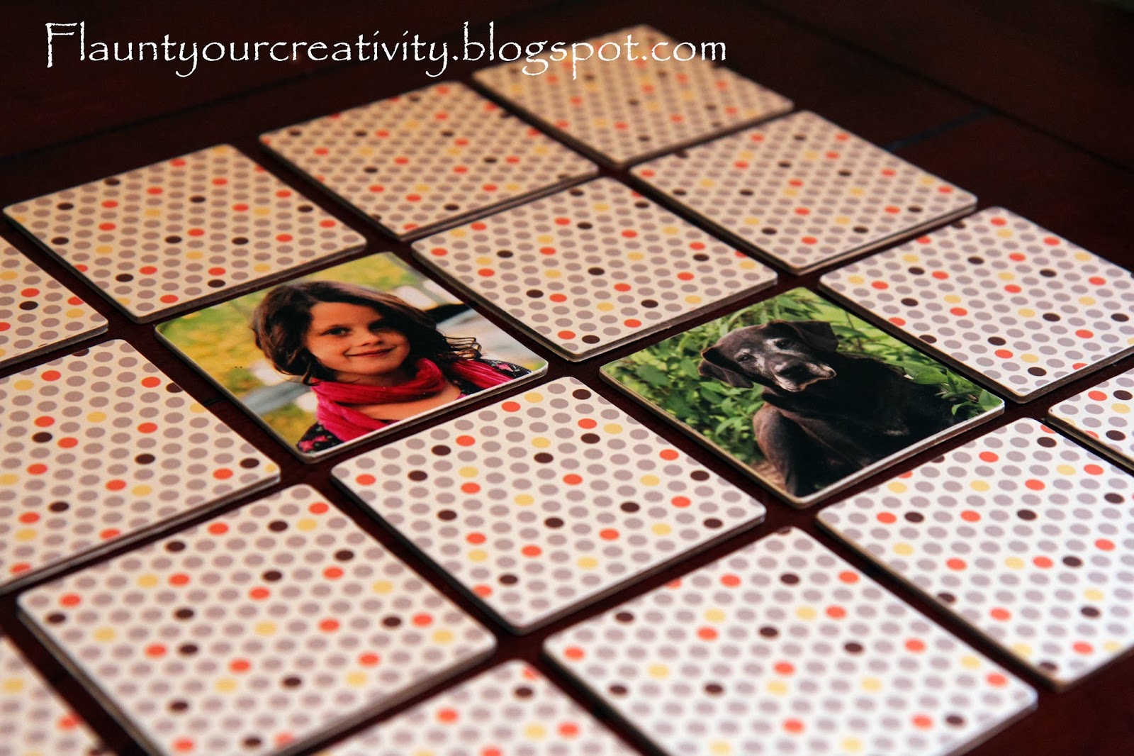 Flaunt Your Creativity: January Workshop - Photo Memory Game