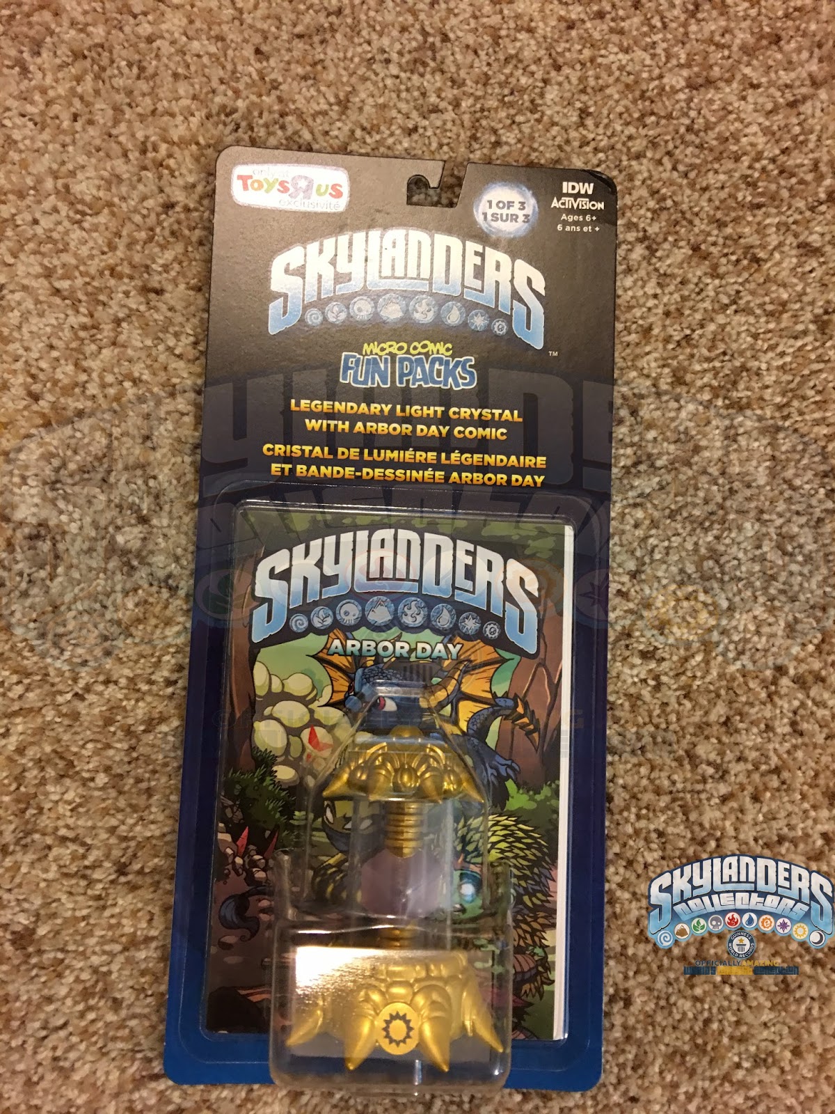 SkyLanders Collectors: Legendary Light Claws/Cube Creation Crystal boxed