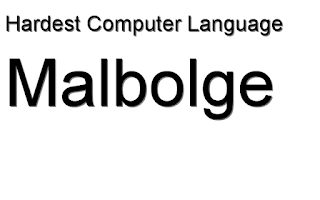 Malbolge - Hardest Computer Language