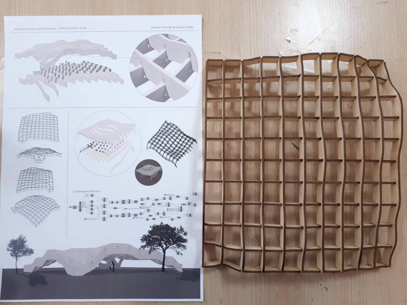 Waffle Structure by Erisa and Keti