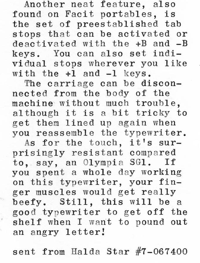Halda Star typewriter/ /THE TYPEWRITER REVOLUTION