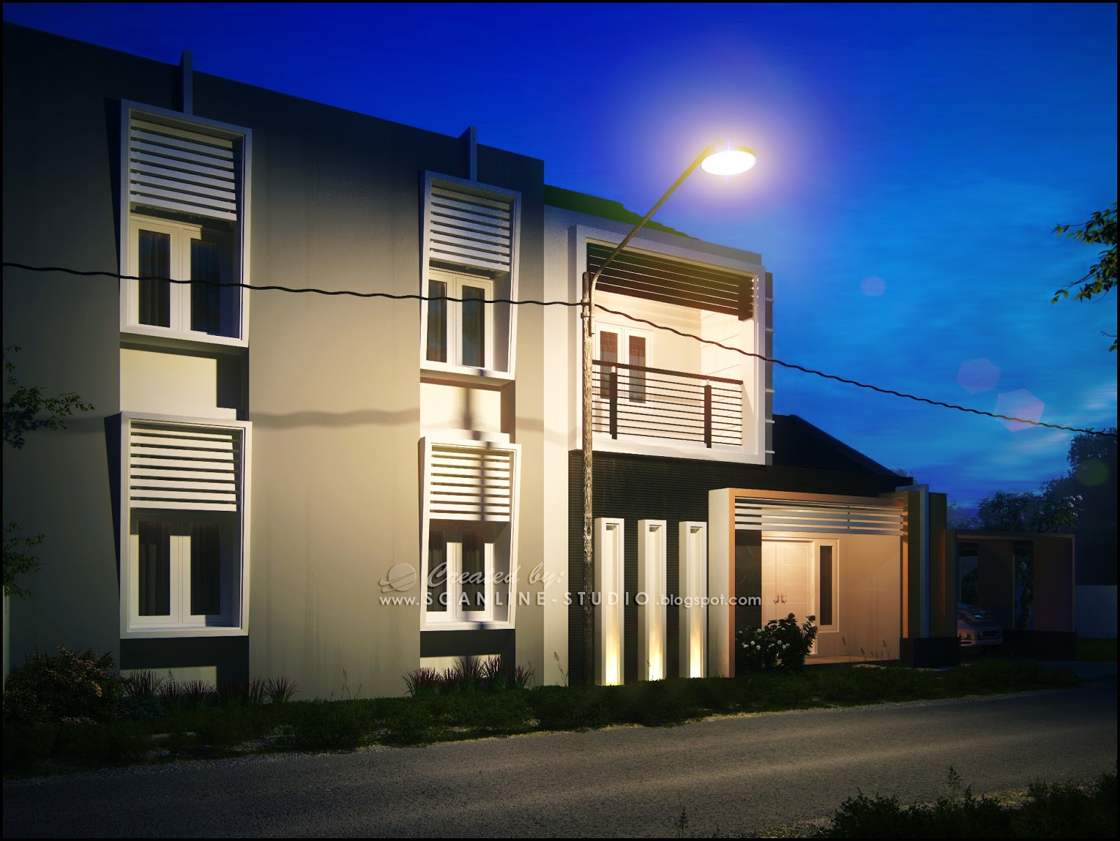 Scanline Art Gallery: MINIMALIST HOUSE