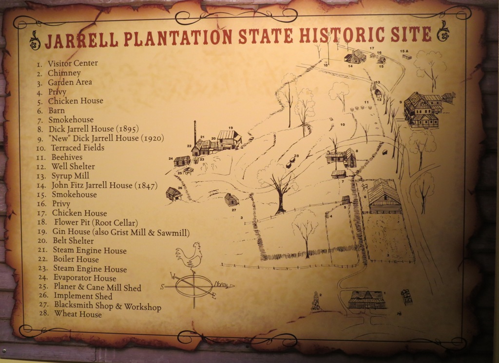 goldenshoe RV trip: Jarrell Plantation State Historic Site