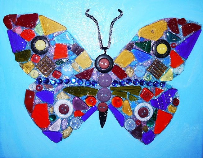 Library Arts: Butterfly Mosaic