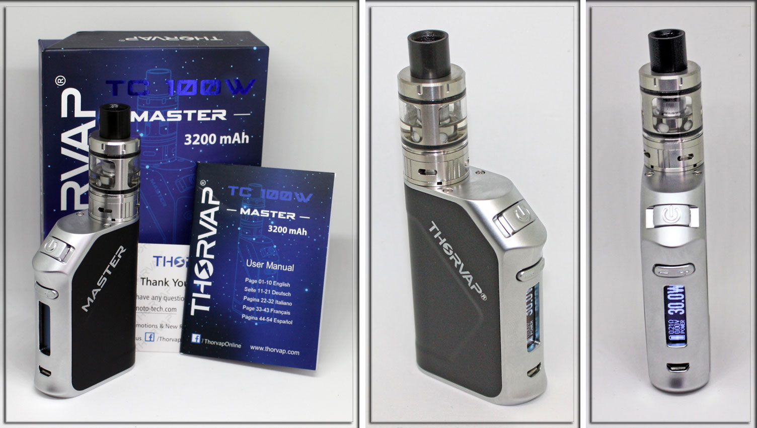 THORVAP 100W TC Vape Mod Kit 3200mAh Review ~ Independent Reviews